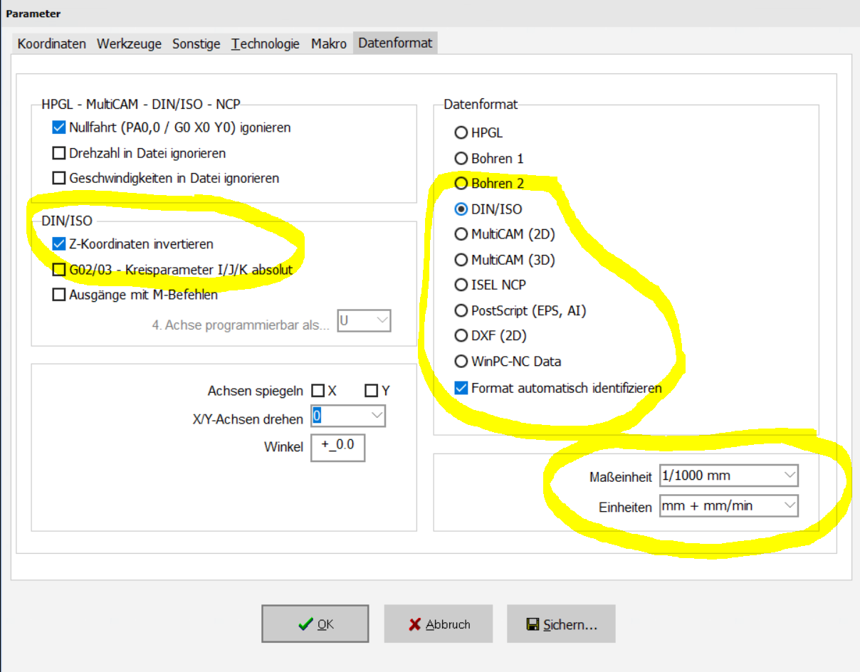 SimplexCAM Postprozessor